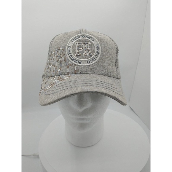 Robin Ruth | Accessories | Robin Ruth Adult Gray Puerto Rico Hat Script ...